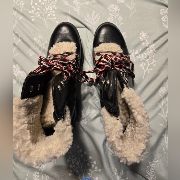 Target | Shoes | Target Black Fur Snow Boots Worn Twice | Poshmark